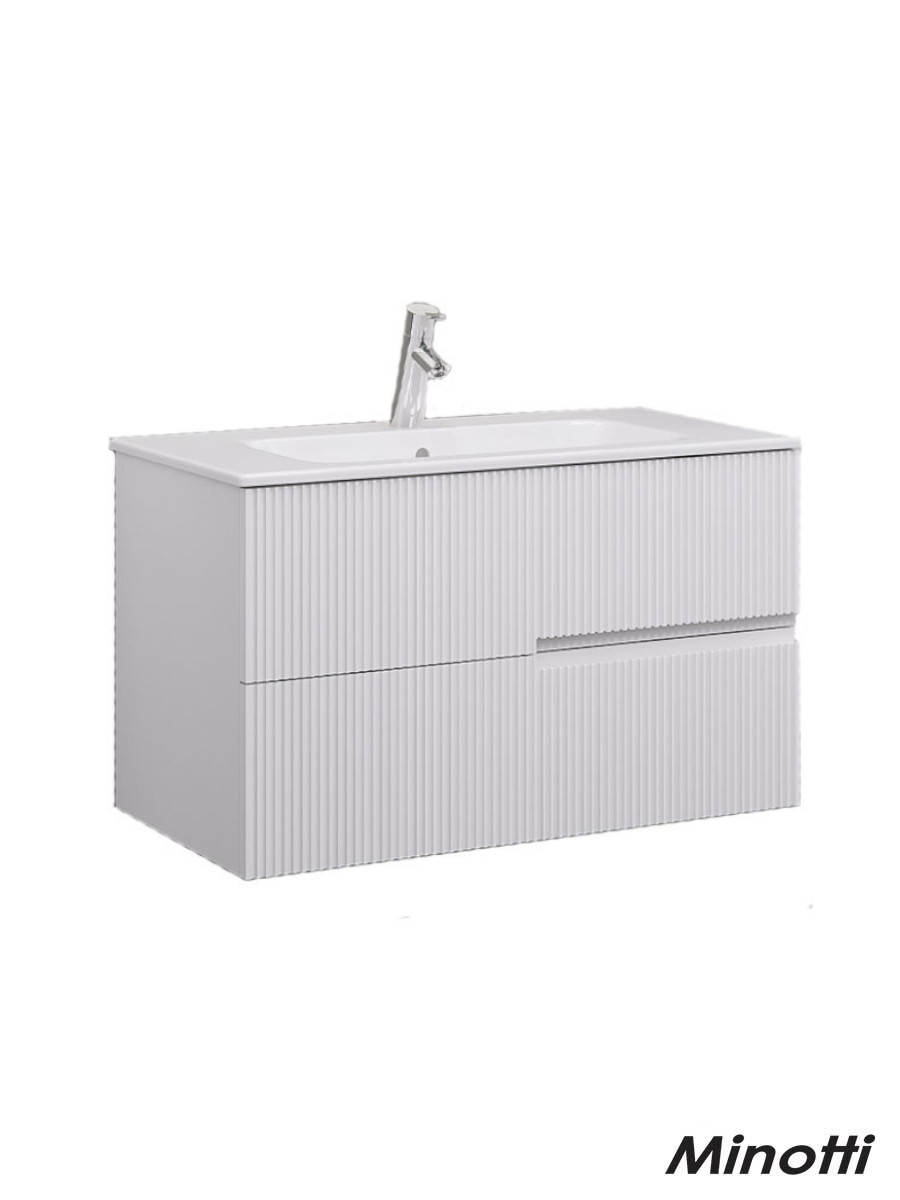 Lavabo sa ormarićem 80cm Lineart Drop White Minotti