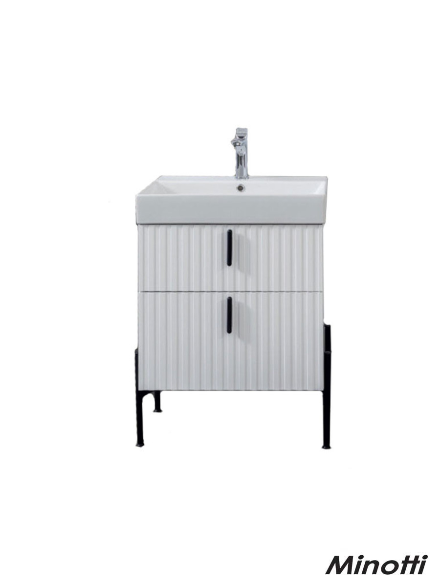 Lavabo sa ormarićem 60cm Lineart Jazz White Minotti