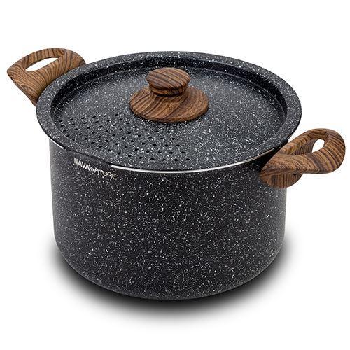 NAVA ŠERPA POKLOPAC SLU SA CEDILJKOM 22cm NATURE