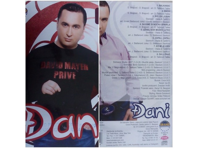 cd Đani Balkanac 2007 godina