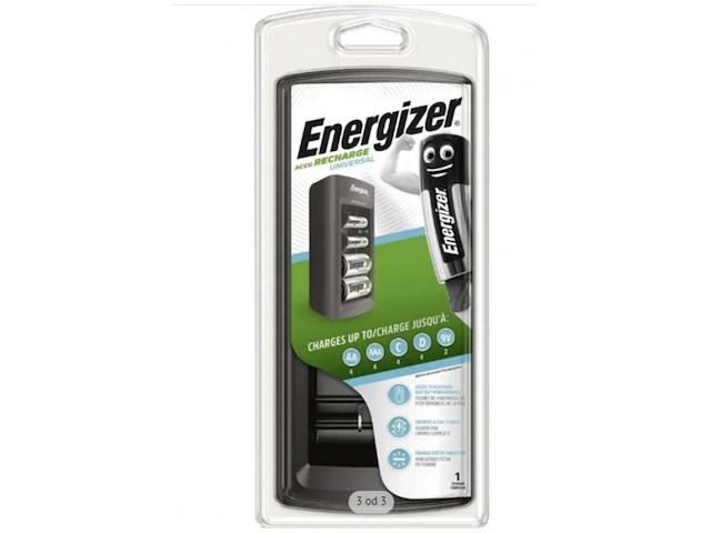 Energizer Punjač NiMh 1.2V 9V AAA AA C LR14 LR20 D