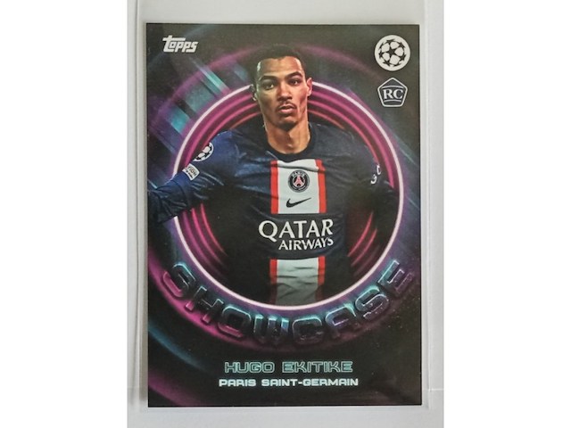 2022/23 Topps Showtime UCC Ekitike Showcase RC