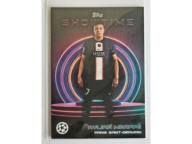 2022/23 Topps Showtime UCC Kylian Mbappe