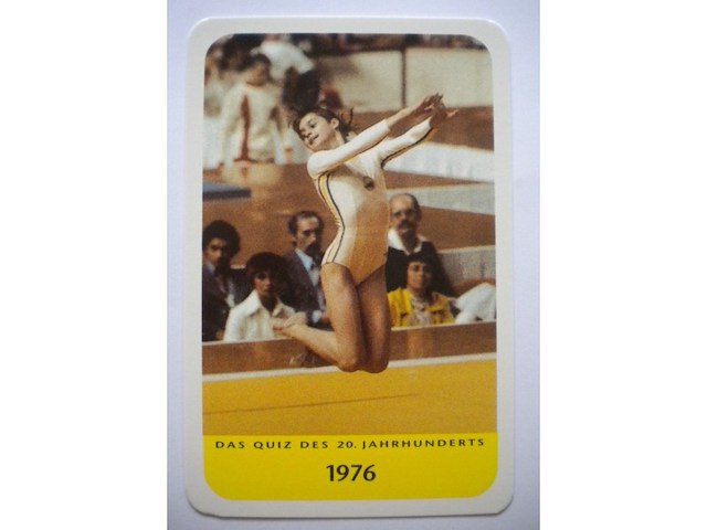 Kviz kartica-Gimnastika `Nadia Elena Comaneci`