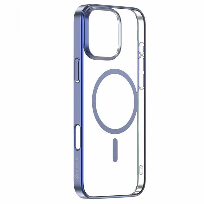 Futrola Hard Case Devia Glimmer Magnetic Series Case PC Za Iphone 16 Plava