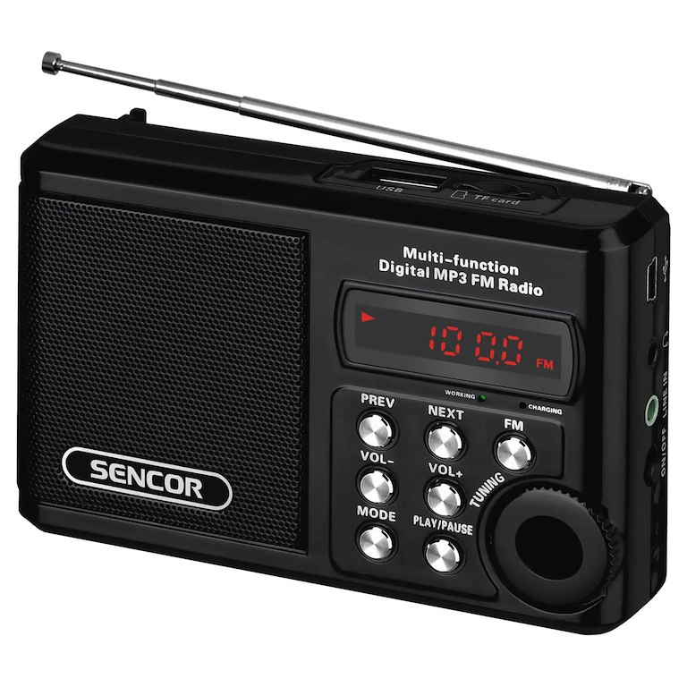 Radio SENCOR SRD 215 B USB/MP3 crniID EK000620798