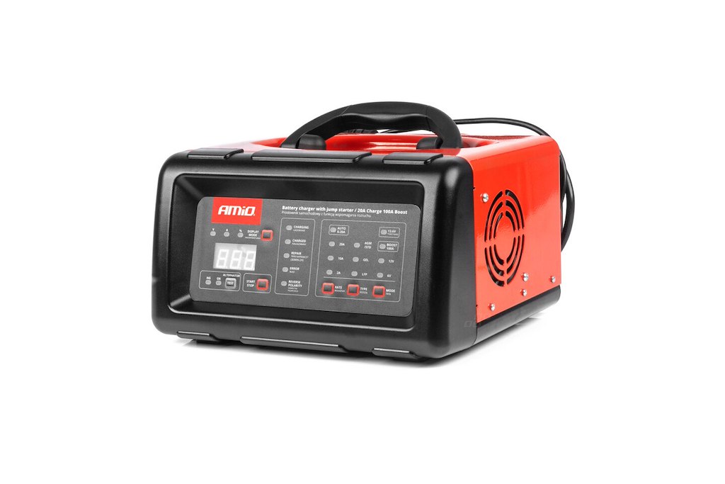 Digitalni ispravljač sa funkcijom starta jump starter 20A 6V 12V AMIO-04057 Proizvod nedelje