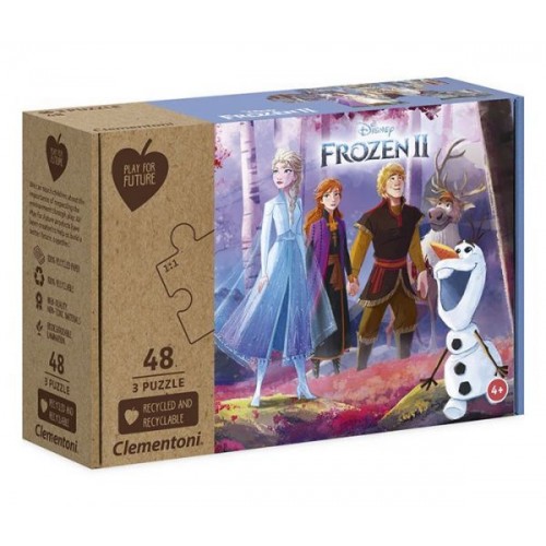 Igracka clementoni puzzle 3 x 48 frozen 2 4+