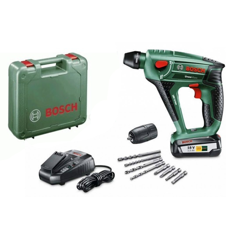 Bosch Aku. bušilica SDS plus 2xPBA 18V 2.5Ah W-B Uneo Maxx, 0603952327