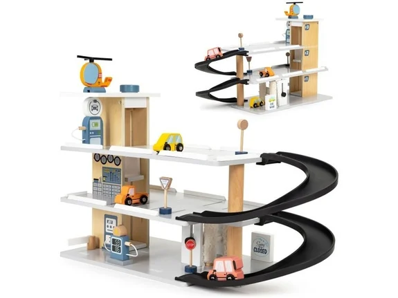 Eco Toys Garaža parking sa liftom i autoperionicom