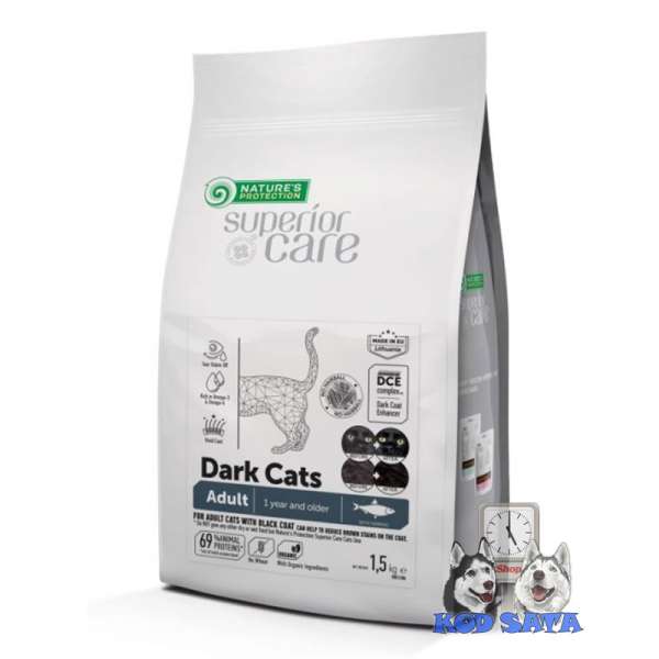 Nature's Protection Black Cat Hrana Za Crne Mačke 1,5kg