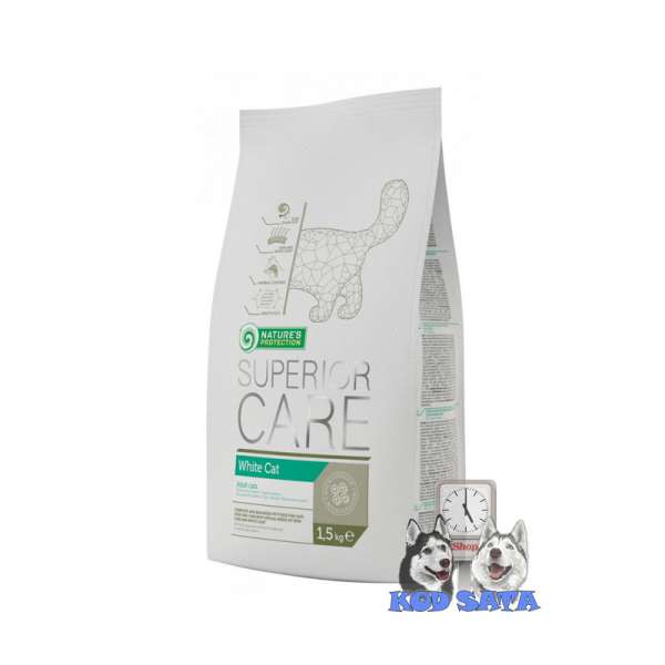 Nature's Protection White Cat Hrana Za Bele Mačke 1,5kg