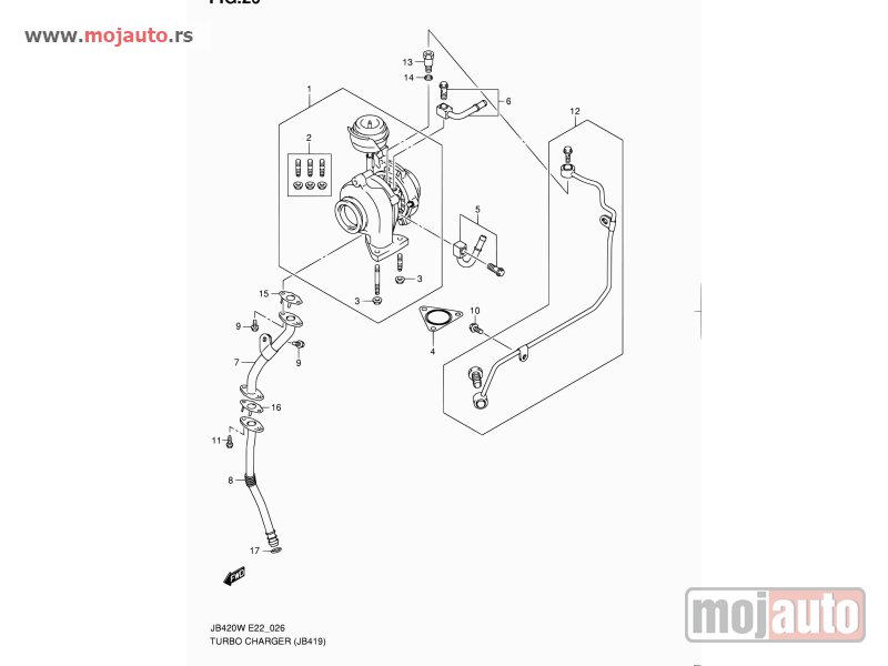 Suzuki Grand Vitara Cev Turbine 05-15,NOVO