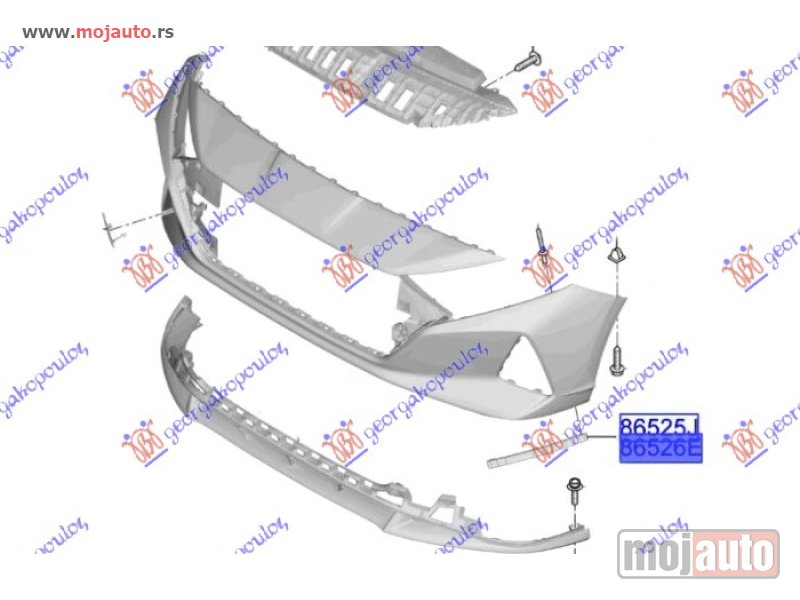 Nosac prednjeg branika