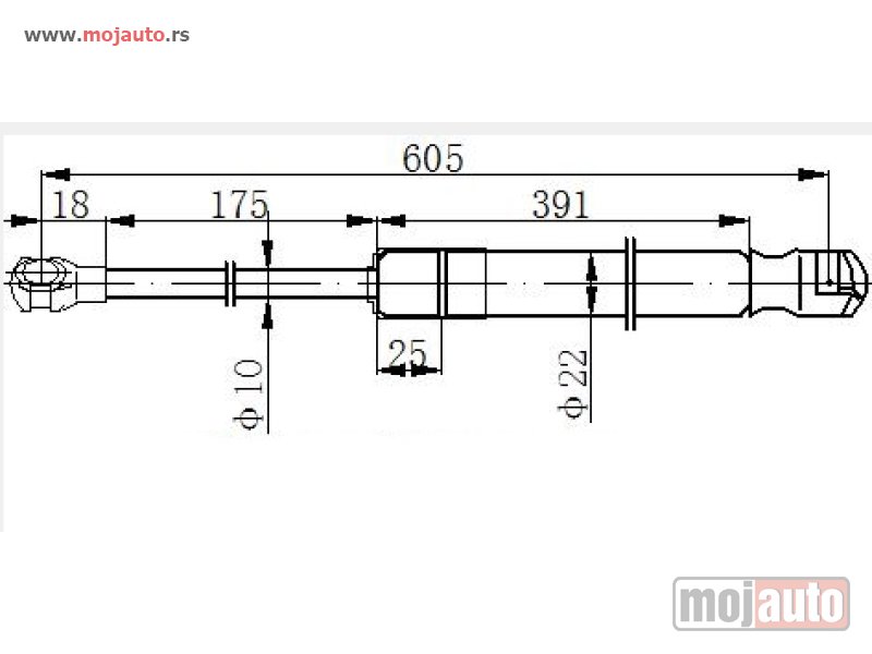 Amortizer haube i gepeka