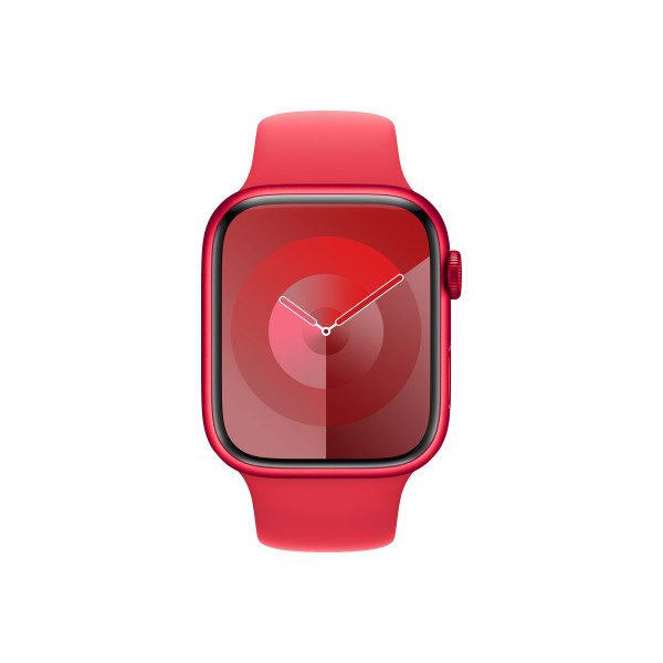 Apple Watch S9 GPS 45mm RED with RED Sport Band - S/M