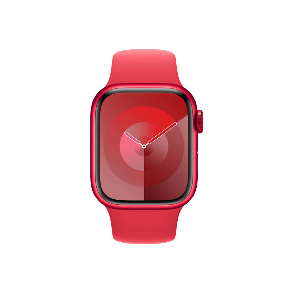 Apple Watch S9 GPS 41mm RED with RED Sport Band - S/M