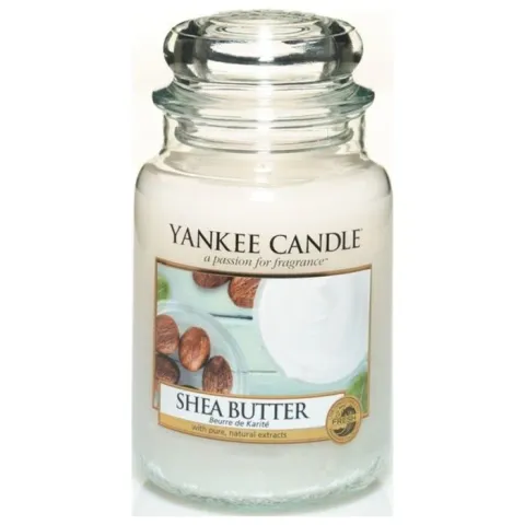 Shea Butter - Yankee Candle mirisna sveća L (karite maslac, bergamot, vanila, mošus)