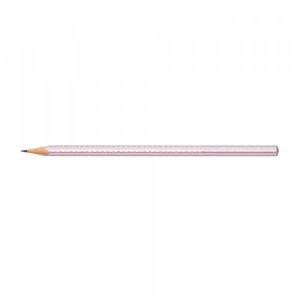 Faber Castell Grafitna olovka Faber Castel GRIP HB Sparkle 118261 rose metallic