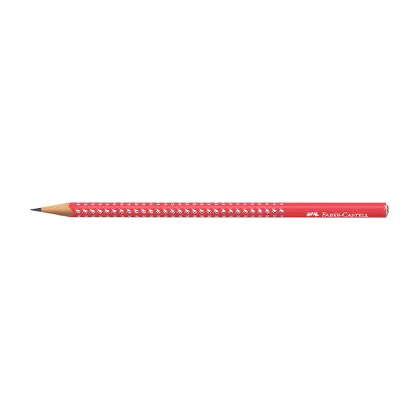 Faber Castell Grafitna olovka Faber Castel GRIP HB Sparkle candy cane red 118240