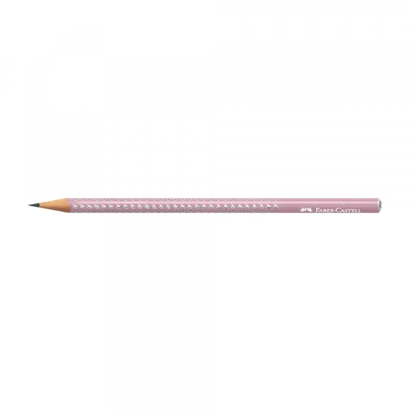 Faber Castell Grafitna olovka Faber Castel GRIP HB Sparkle 118234 pearl rose sh