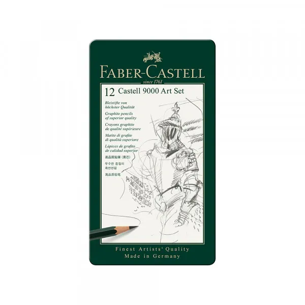 Grafitna olovka Faber Castell 9000 set 1/12 119065