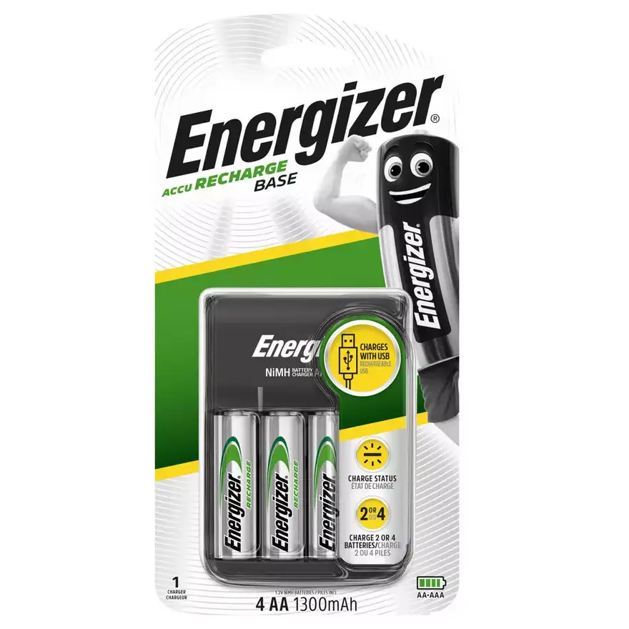 Energizer Base Char USB BP + 4AA