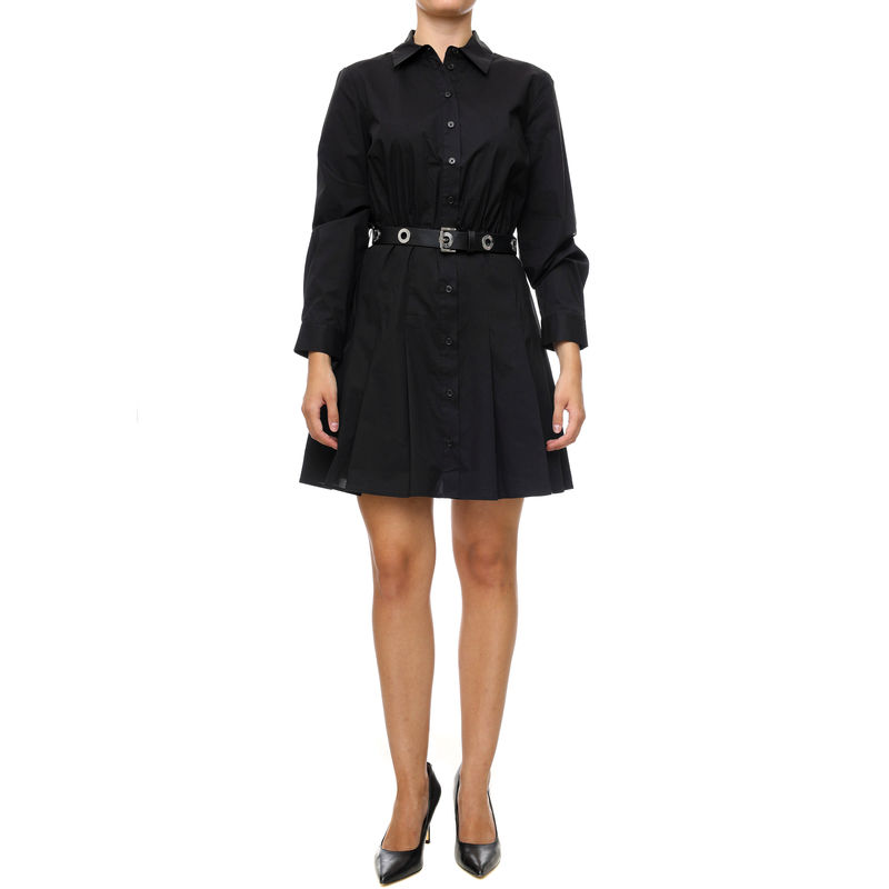 Ženska haljina Michael Kors Poplin Pleated Mini Dress