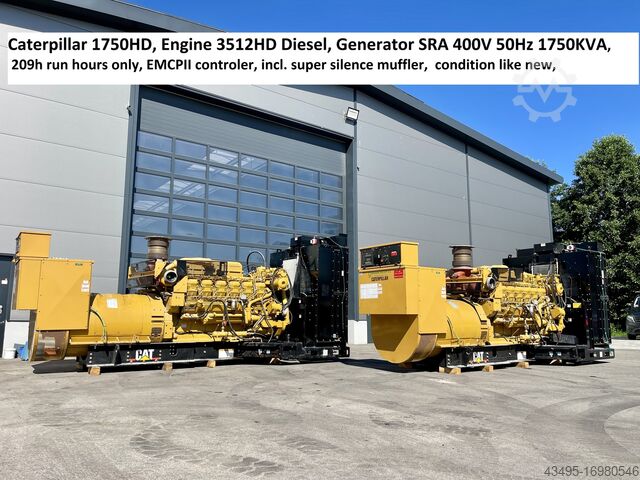 Hitna generator agregata
Caterpillar 1750HD 3512HD