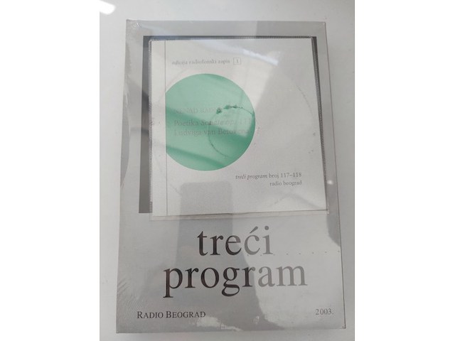 Časopis Treći program, Radio Beograd 117-118 2003. + CD