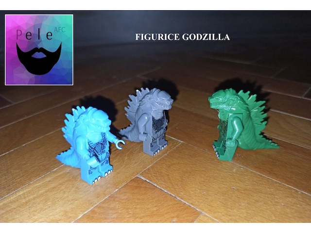 Figurice Godzilla 3kom - TOP PONUDA