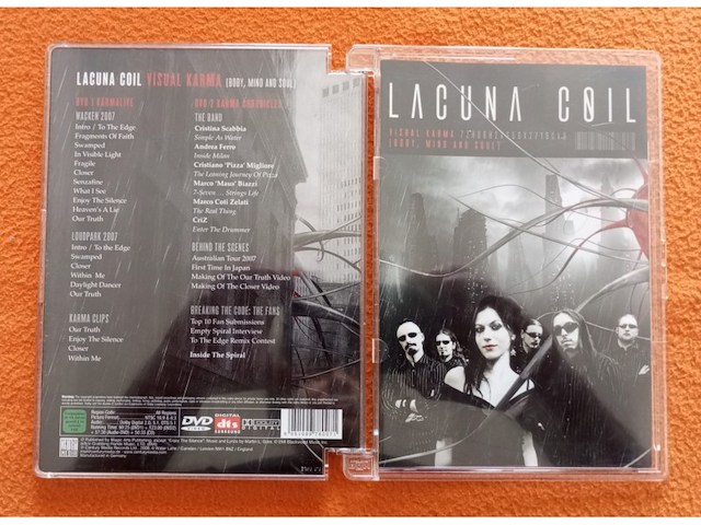 LACUNA COIL - Visual Karma (Budy,MindAndSoul)(2DVD) EU