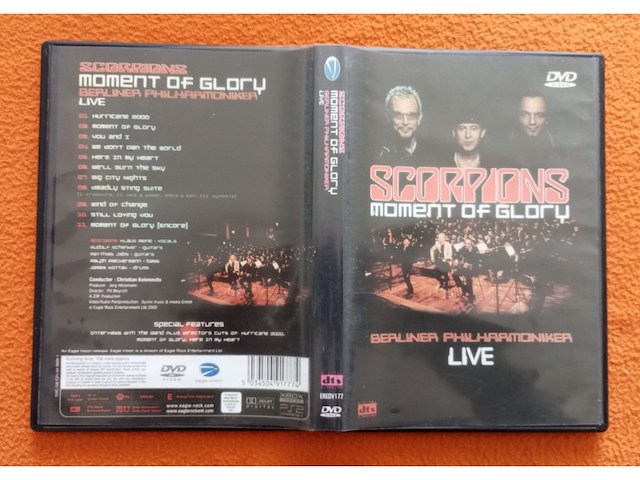 SORPIONS - Moment Of Glory (Live)(DVD) Made in Greece