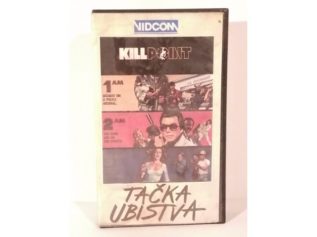 TAČKA UBISTVA  ORIGINALNA VHS KASETA