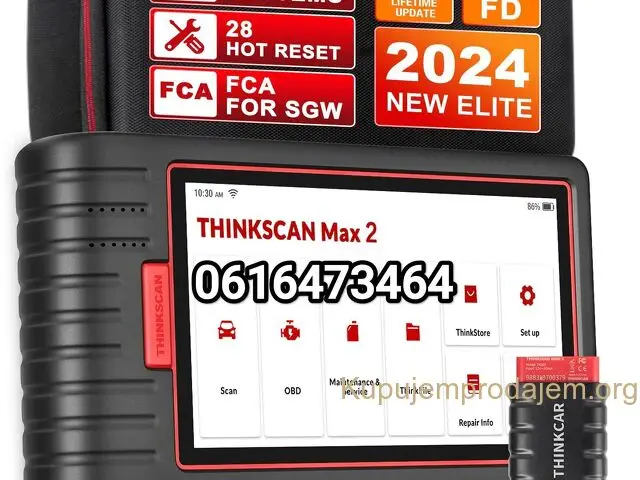 NOVO - Thinkcar ThinkScan Max 2 EU WiFi Bluetooth OBD2