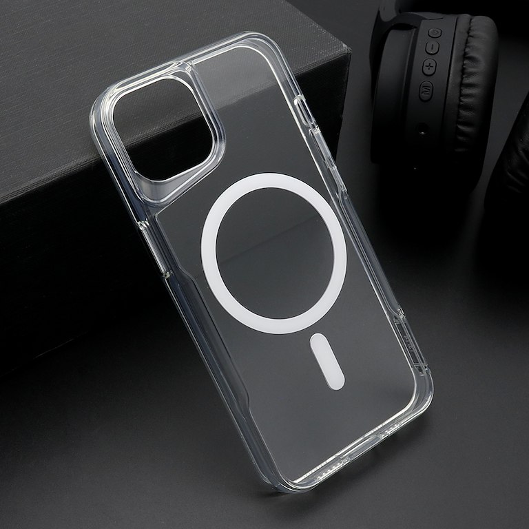 Zastitna maska (futrola) AURA MagSafe - iPhone 14 (6.1) bela (MS)