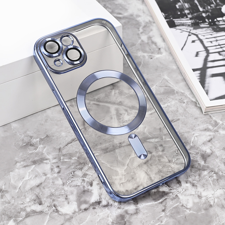 Zastitna maska (futrola) Magsafe Lux - iPhone 15 6.1 svetlo plava