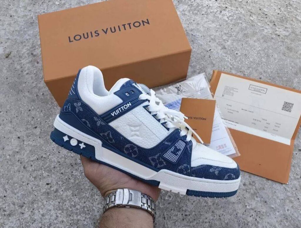 Patike Louis Vuitton Bleu Clair Low Top Kontakt dm    Louis Vuitton