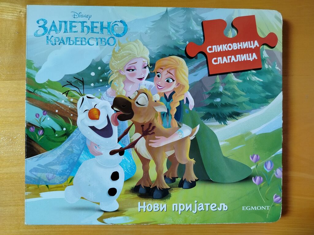 Zaleđeno kraljevstvo Disney slagalica i slikovnica Novi prijatelj