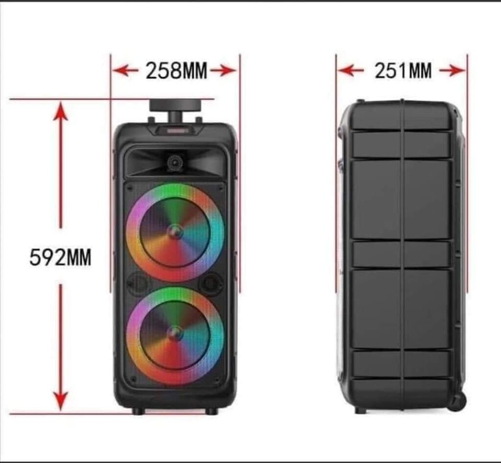 Bluetooth zvucnik ZQS 8211+ mikrofon 9000din Vrhunski model sa