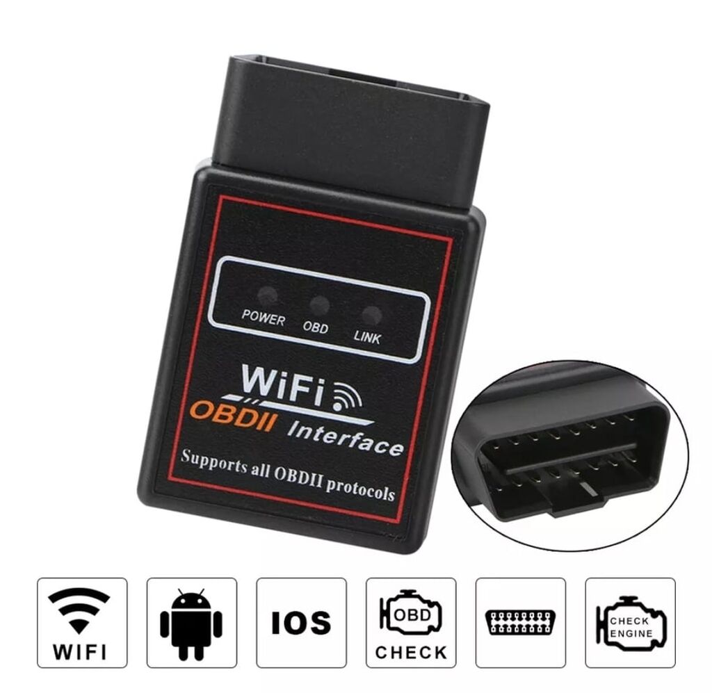 WIFI Auto Skener OBD2 ELM327 V2.1 OBDII WIFI auto OBD2 skener čitač