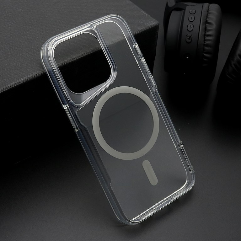 Zastitna maska (futrola) AURA MagSafe - iPhone 15 Pro (6.1) siva (MS)