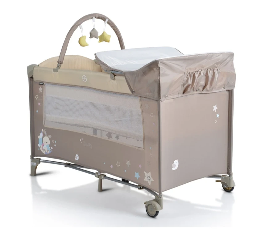 Moni Sleepy prenosivi krevetac za bebe 2 nivoa-Beige