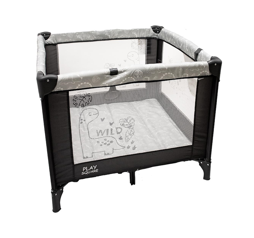 Jungle Ogradica za bebe Play Square Grey