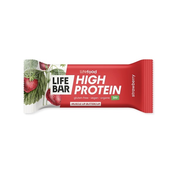 Lifebar protein jagoda organic 40g