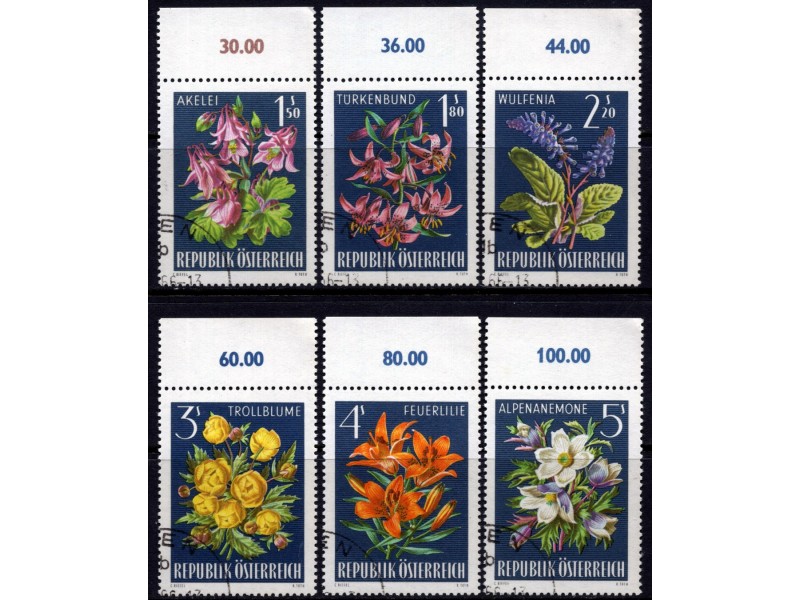 Austrija 1966. Flora