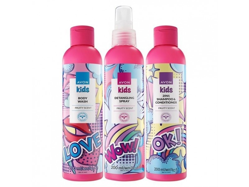 Avon Kids Fruity TRIO set za negu i sređivanje