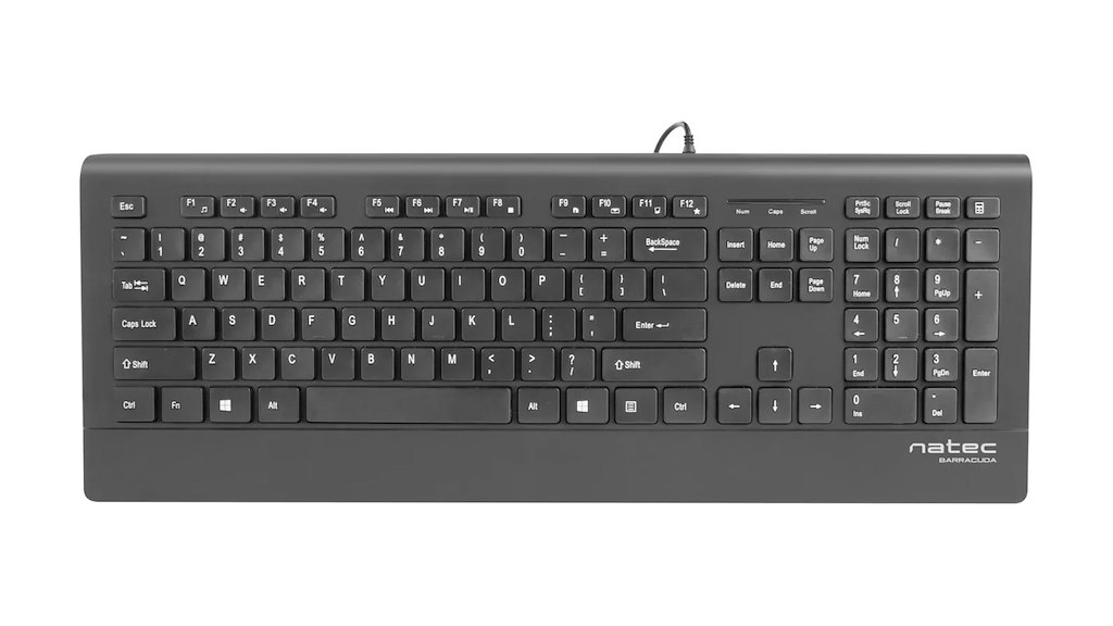 Natec Tastatura BARRACUDA Slim Multimedia NKL-0876