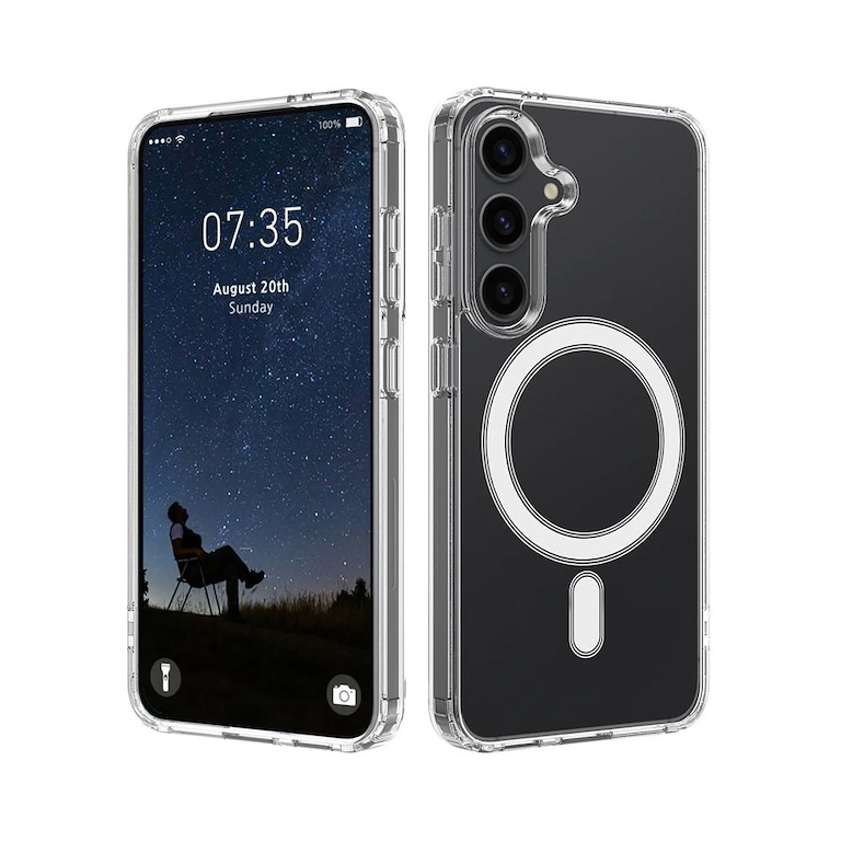 Zastitna maska (futrola) Magsafe - Samsung S911B Galaxy S23 Transparent