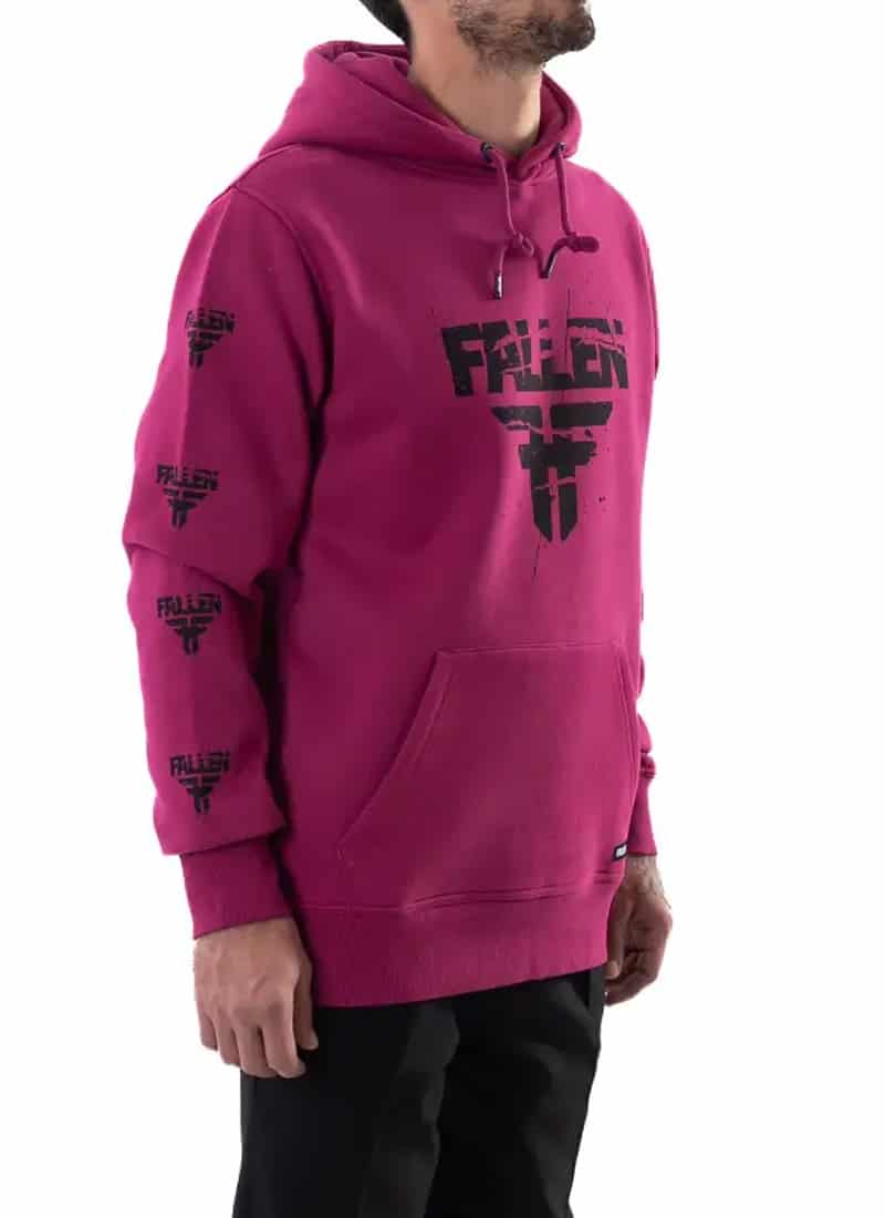 Дуксерица FALLEN – CRACKED HOODIE GRAPE/BLACK